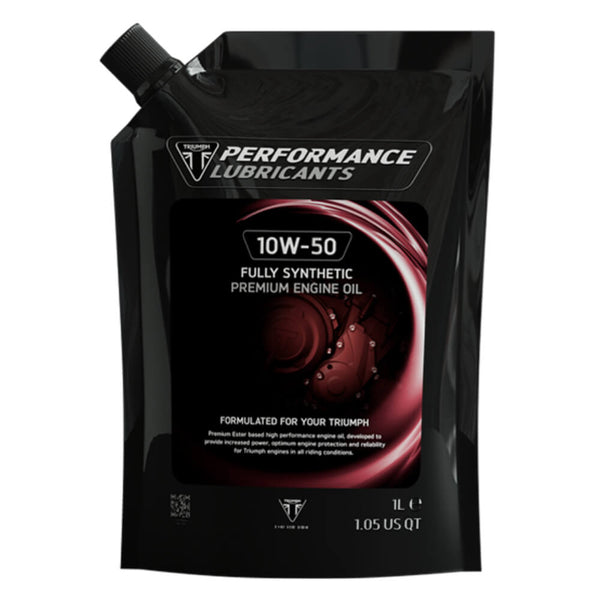 Triumph 10W-50 Fully Synthetic Premium Engine Oil (1L) | Triumph Direct