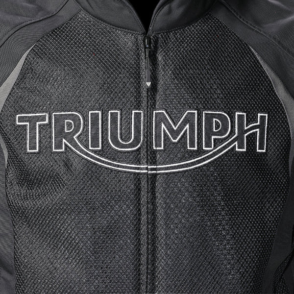 Triumph Triple Sports Mesh Jacket Black / Gunmetal | Triumph Direct