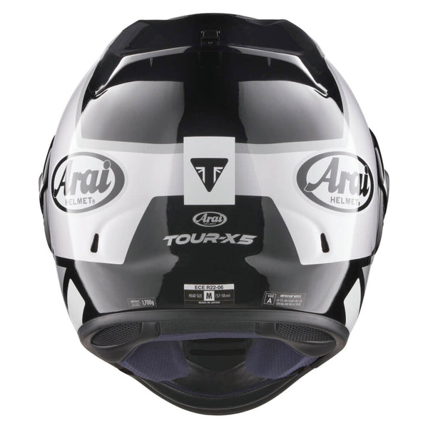 Triumph x Arai Tour-X5 Helmet Silver | Triumph Direct