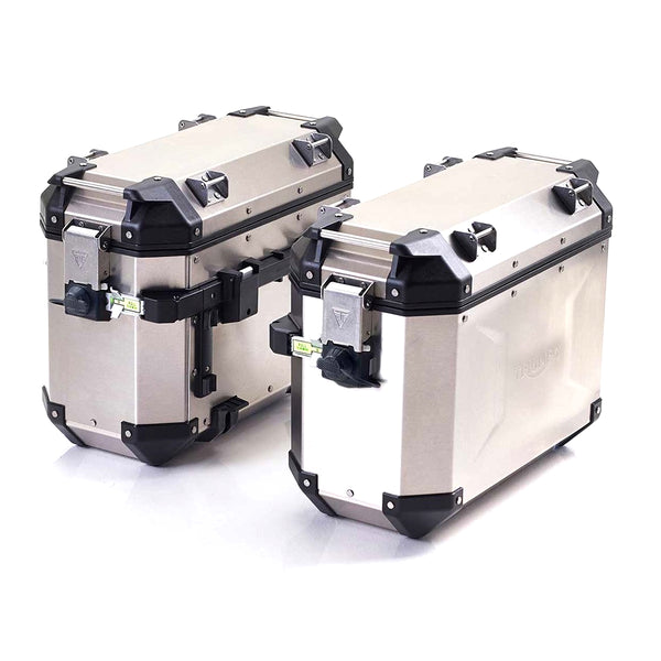 Triumph Panniers Aluminium (Silver) A9500820 | Triumph Direct