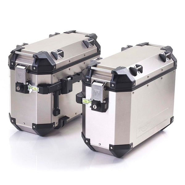 Triumph Expedition Aluminium Panniers (Silver) A9500850 – Triumph Direct