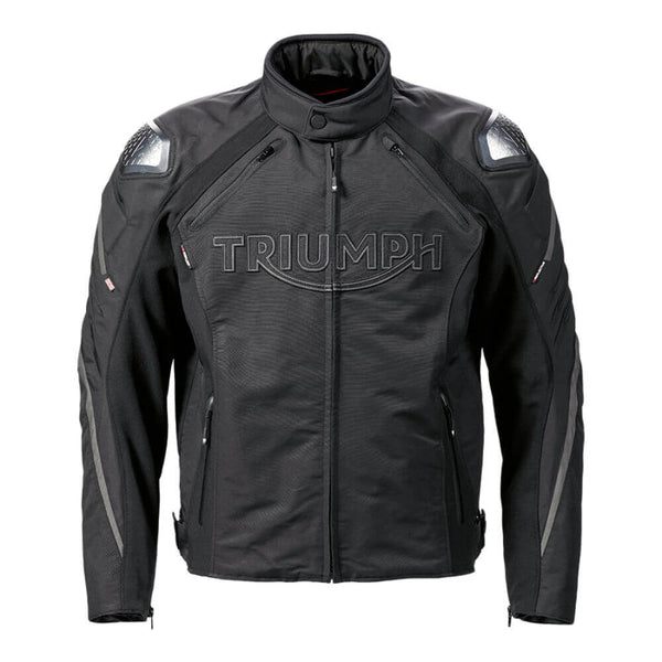 Triumph Triple Sports Tritech Jacket Black / Gunmetal | Triumph Direct
